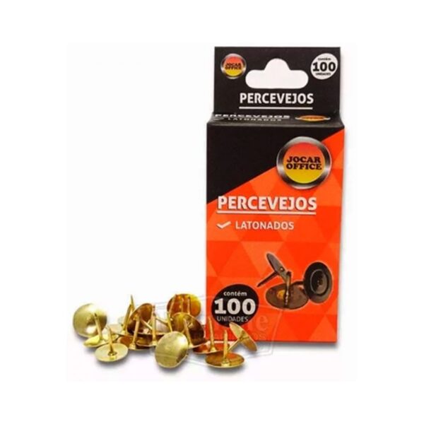 Percevejo Latonado Jocar C/100 R-93036 – Preta Distribuidora